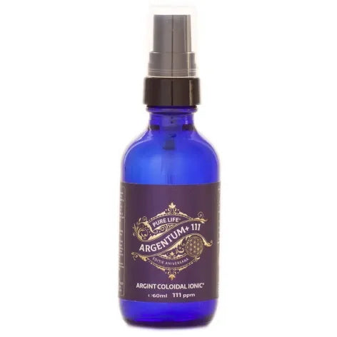 Argint coloidal-ionic Argentum 111ppm Pure Life 60 ml – Puterea Plantelor