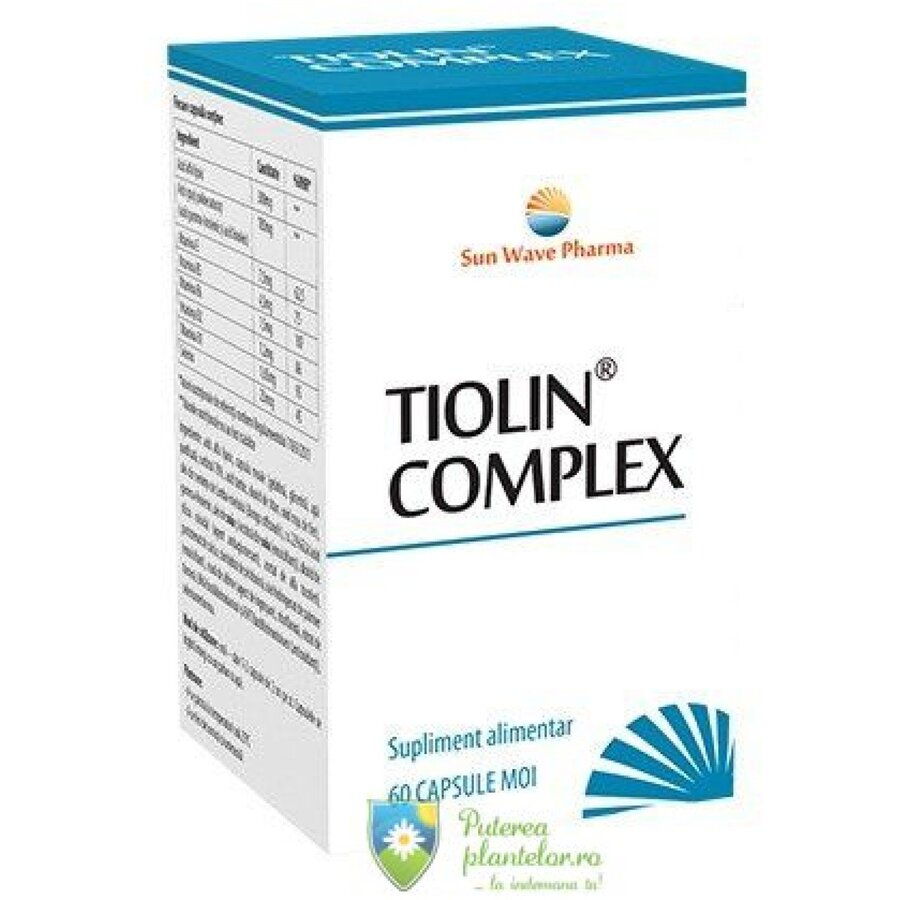 Tiolin Complex 60 capsule moi – Puterea Plantelor
