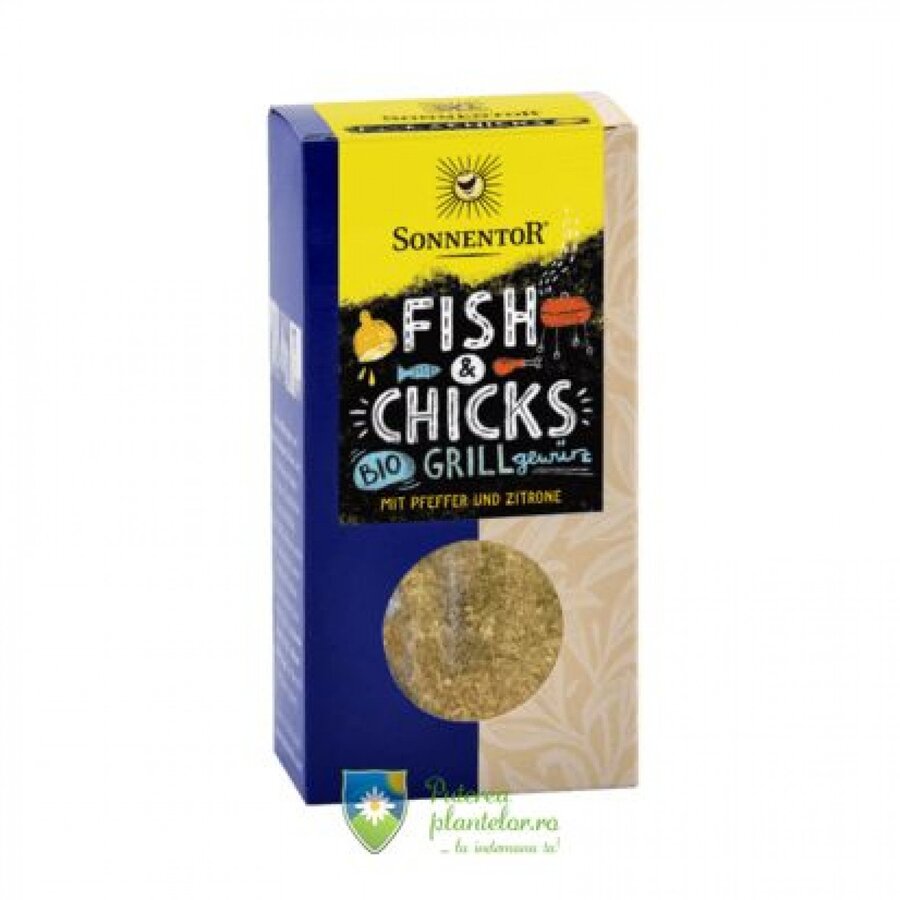 Amestec Condimente pentru Gratar Fish and Chicks Bio 55 gr – Puterea ...