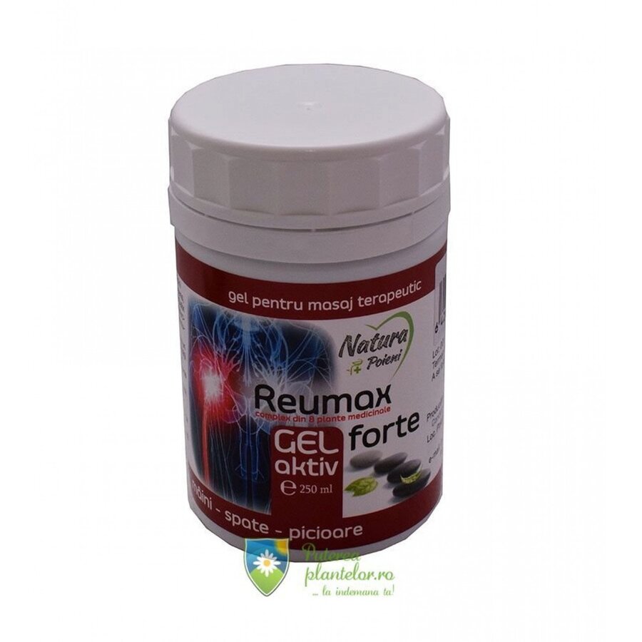 Gel Aktiv Reumax Forte complex din 8 plante medicinale 250 ml – Puterea ...