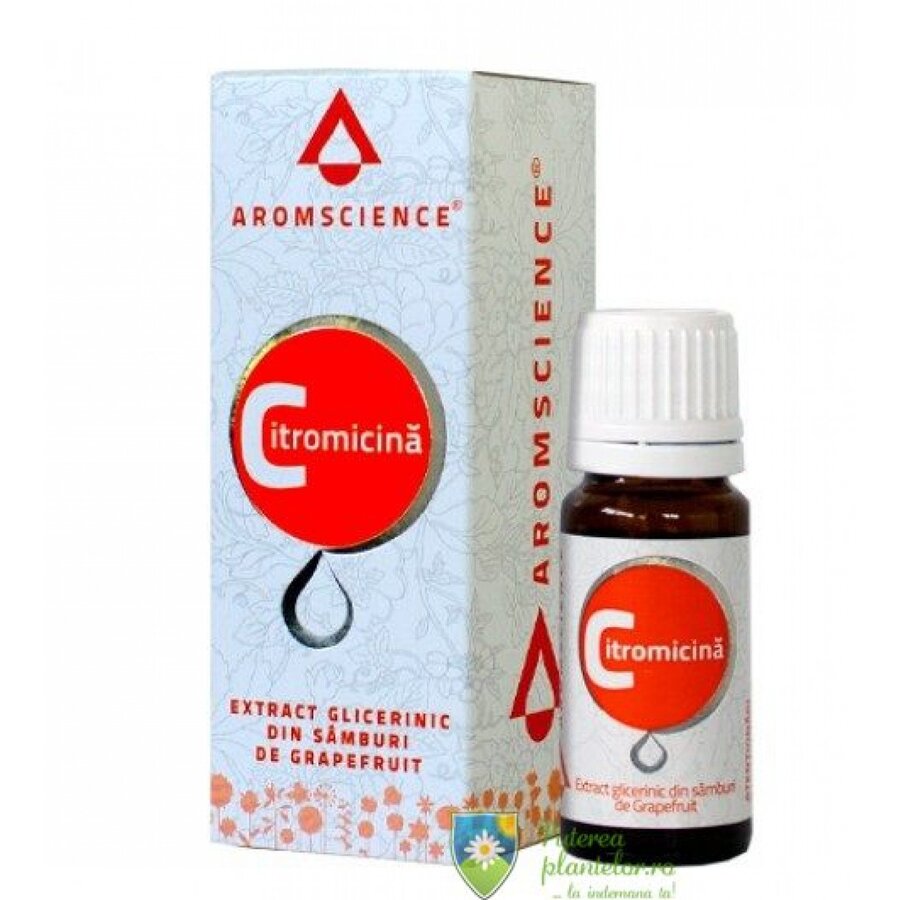 Citromicina Extract Gliceric Grapefruit AromScience 10 ml – Puterea ...