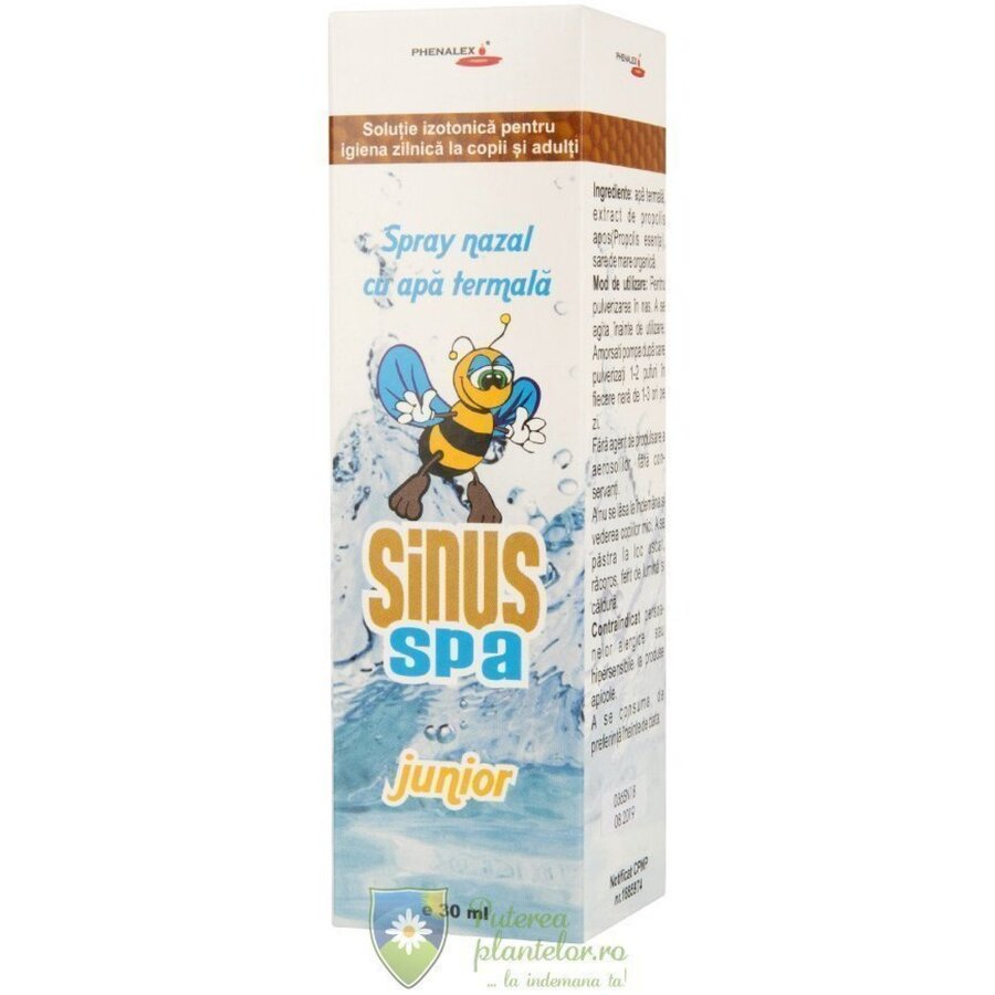 Sinus Spa Junior spray nazal 30 ml – Puterea Plantelor