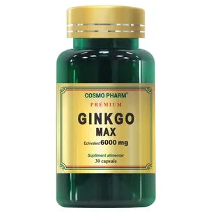 Ginkgo Max Extract 120mg Premium 30 capsule – Puterea Plantelor